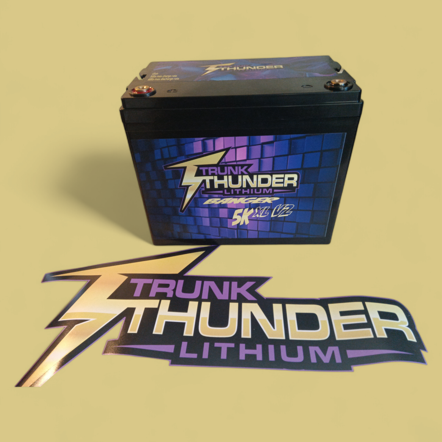 Trunk Thunder Lithium Custom Lipo4, LTO and Capacitors